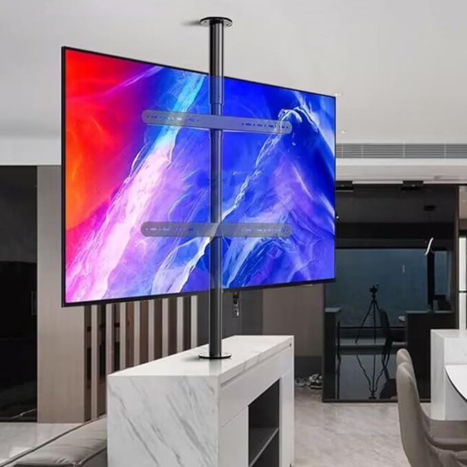 (H2950) LCD/LED TV 360 Degree Rotating Frame Floor Stand Partition Wal ...