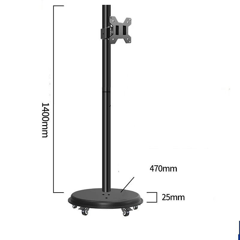 (XT500)10-43inch rotate TV monitor stand for smart screens speedsmount ...